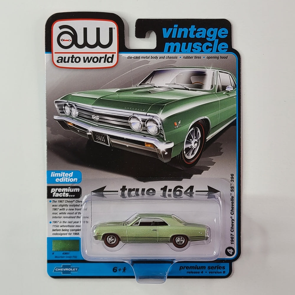 Auto World - 1967 Chevy Chevelle SS 396 (Mountain Green Poly) [Limited ...