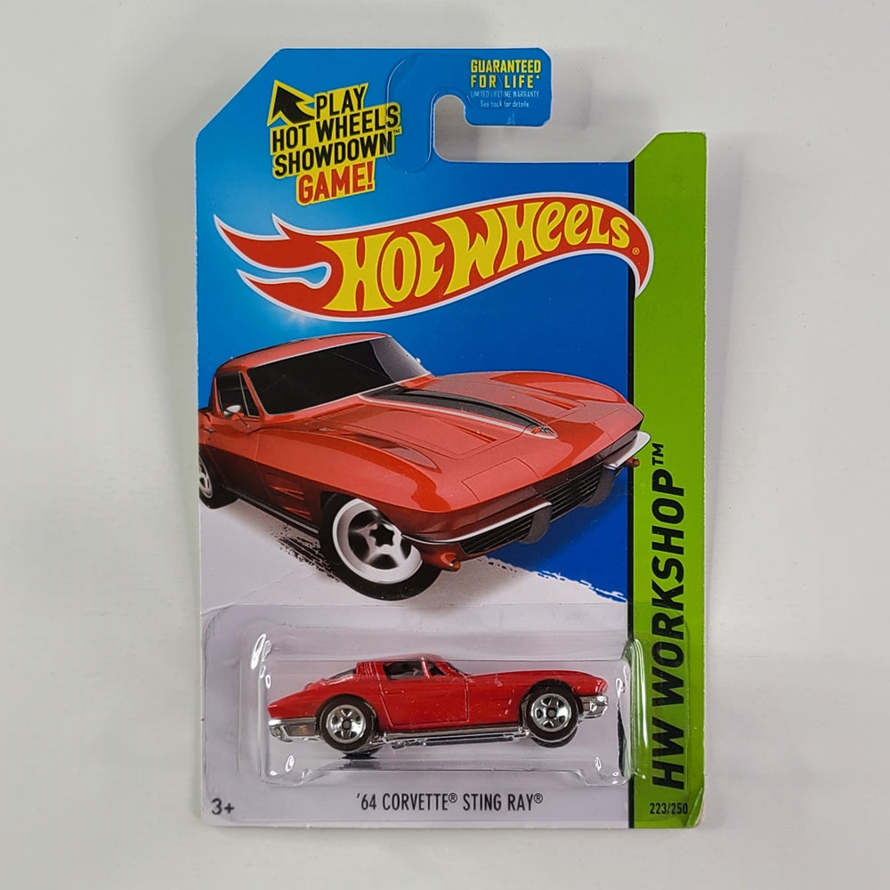 Hot Wheels - '64 Corvette Sting Ray (Red) – Throwback Collectibles