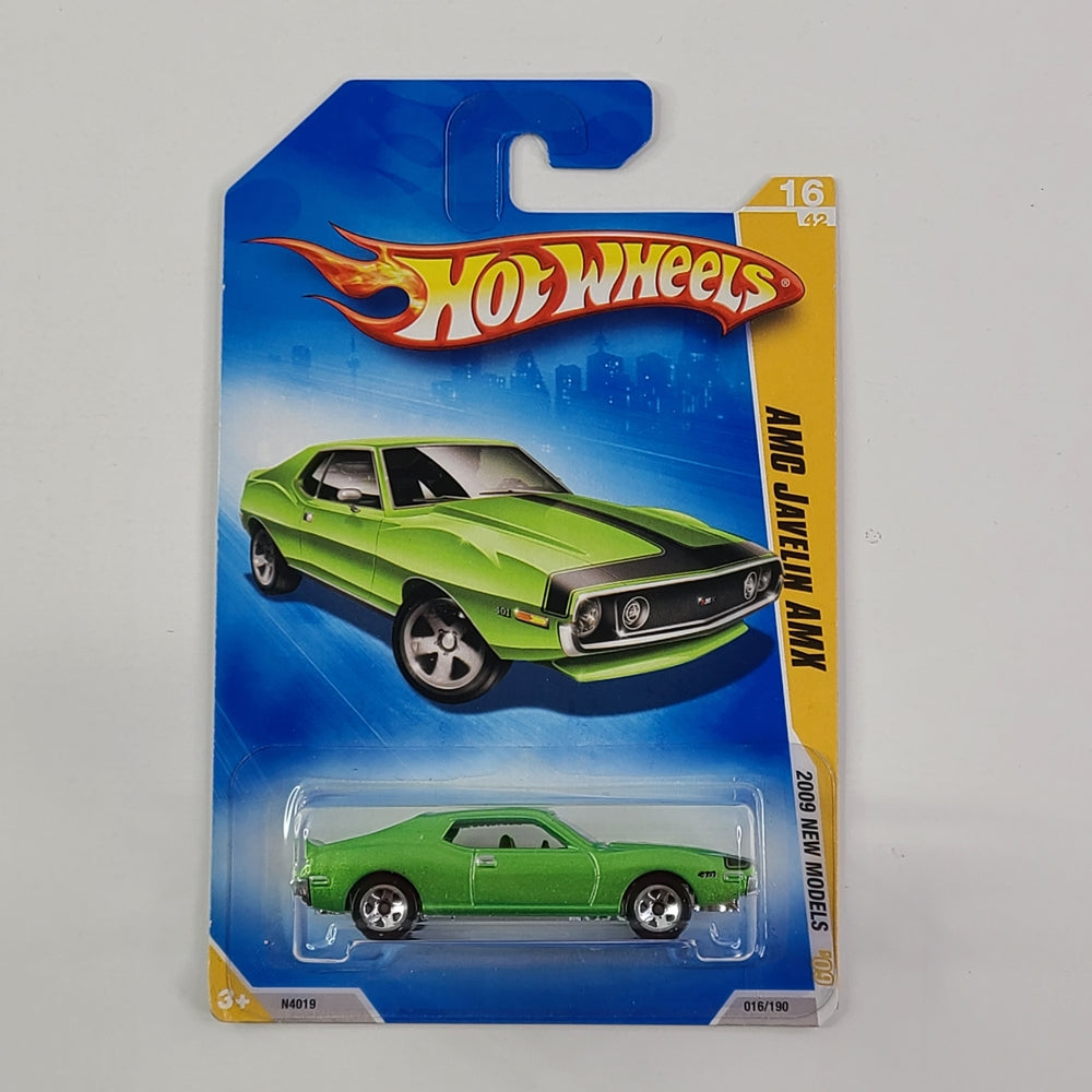 Hot Wheels - AMC Javelin AMX (Metalflake Light Green) – Throwback ...
