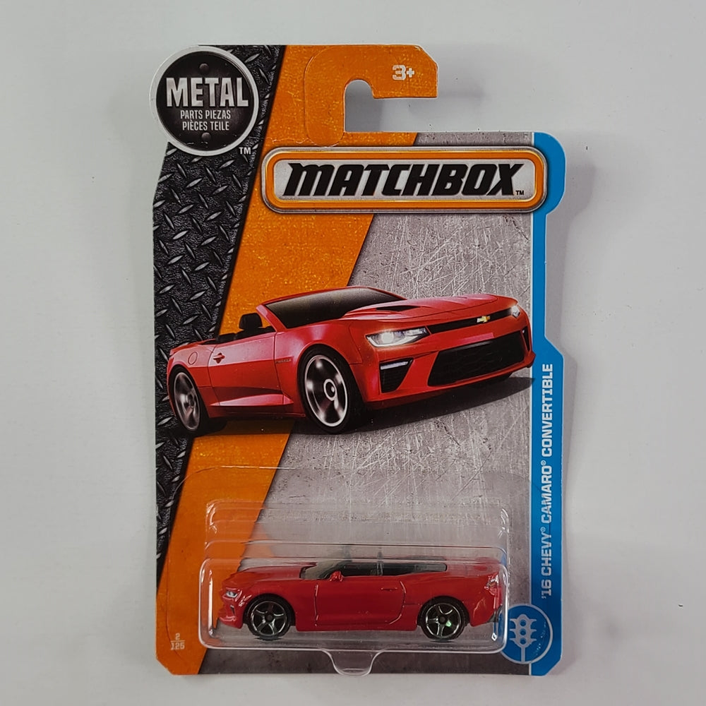 Matchbox - '18 Chevy Camaro Convertible (Red) – Throwback Collectibles